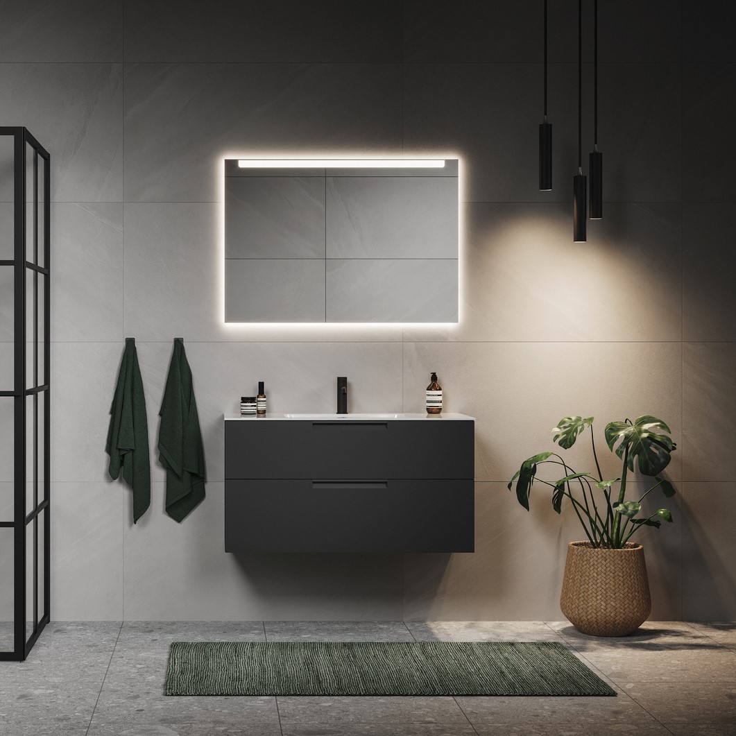 Macro Design Crown Spegel med infälld belysning - Bad & Värme