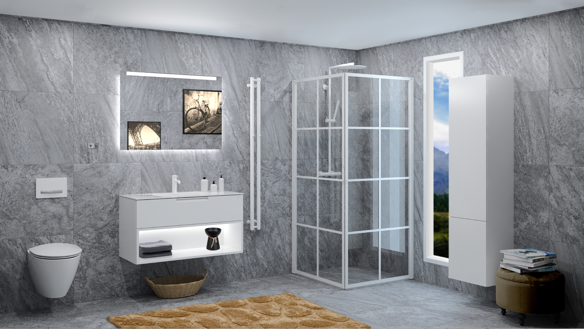 Macro Design Crown vit - Bad & Värme