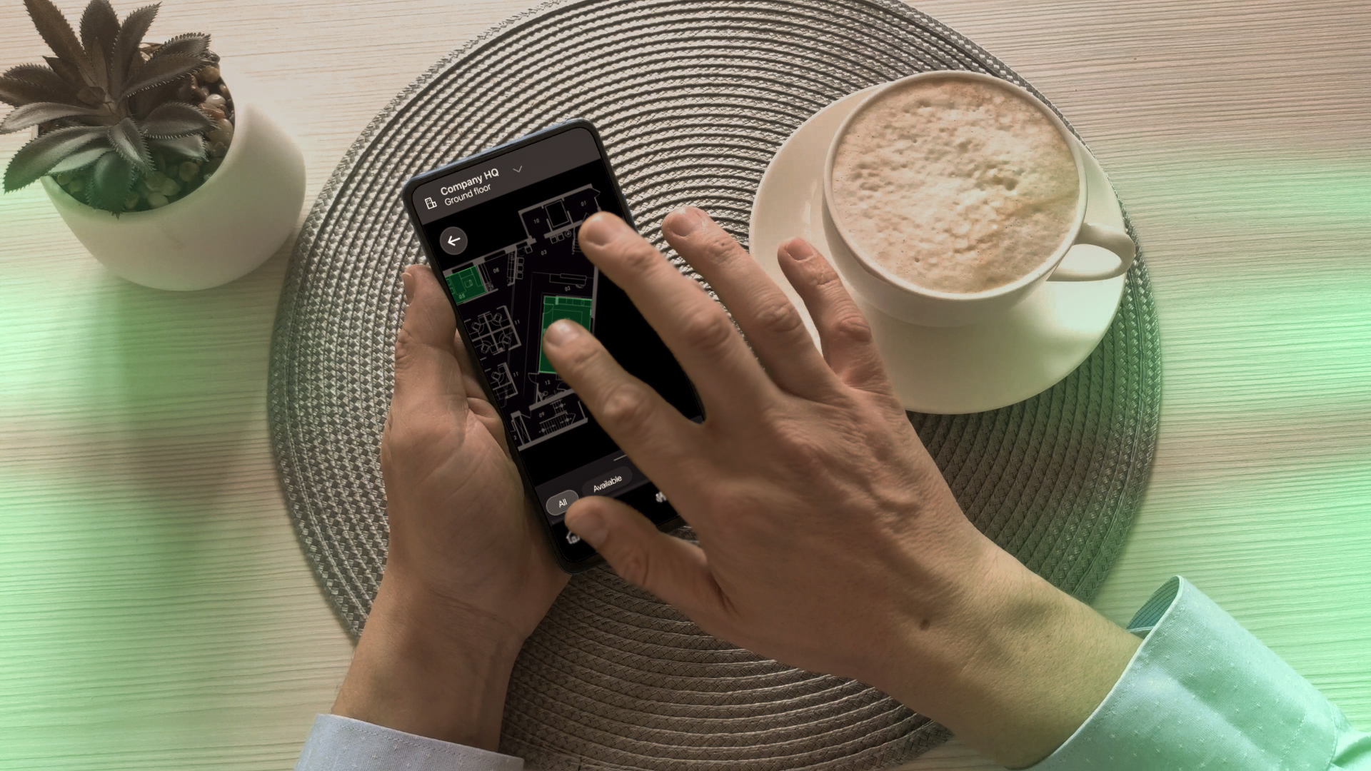 Book your rooms in the workplace app | Biamp Evoko