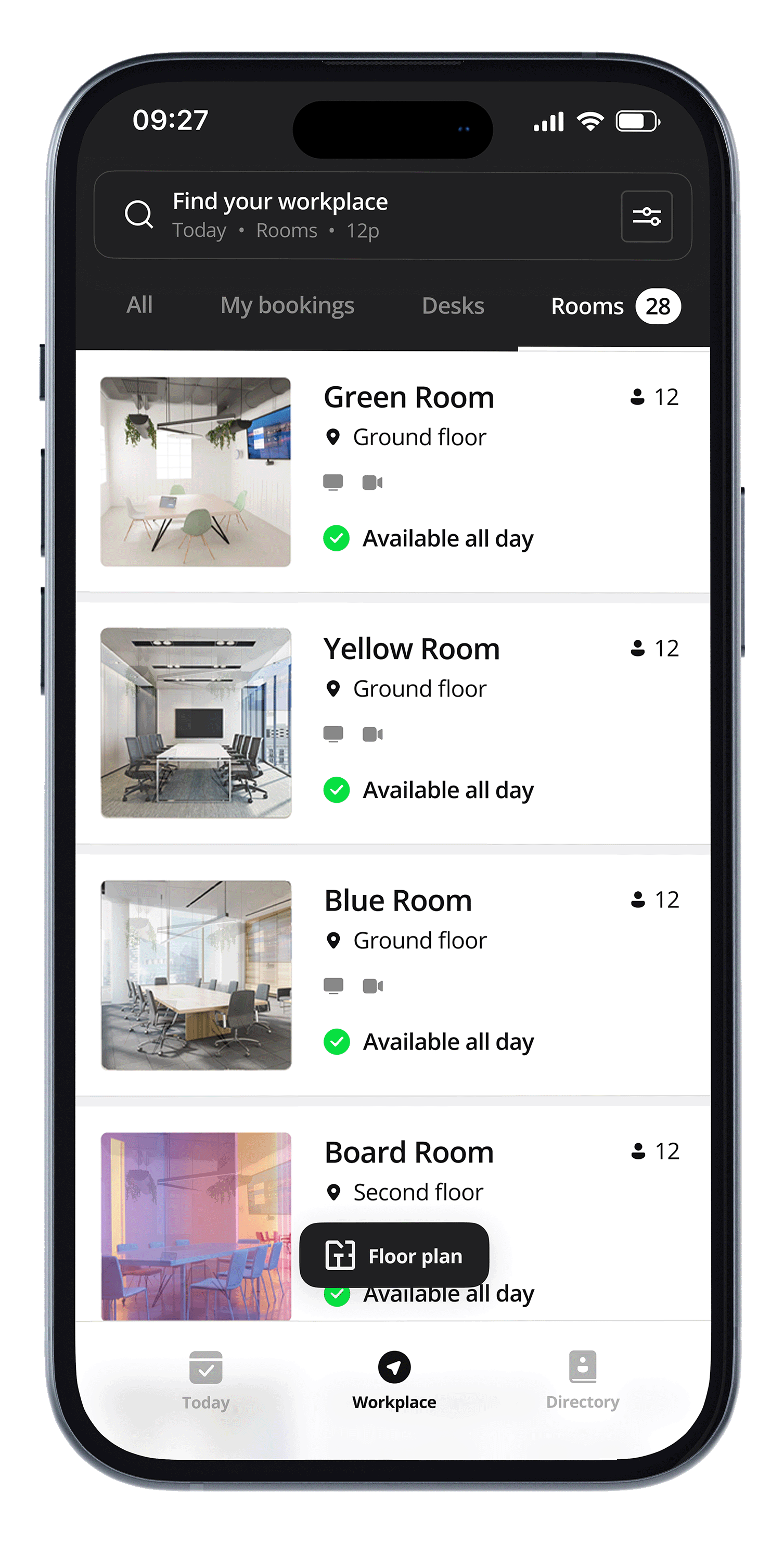 Workplace Booking App | Biamp Evoko